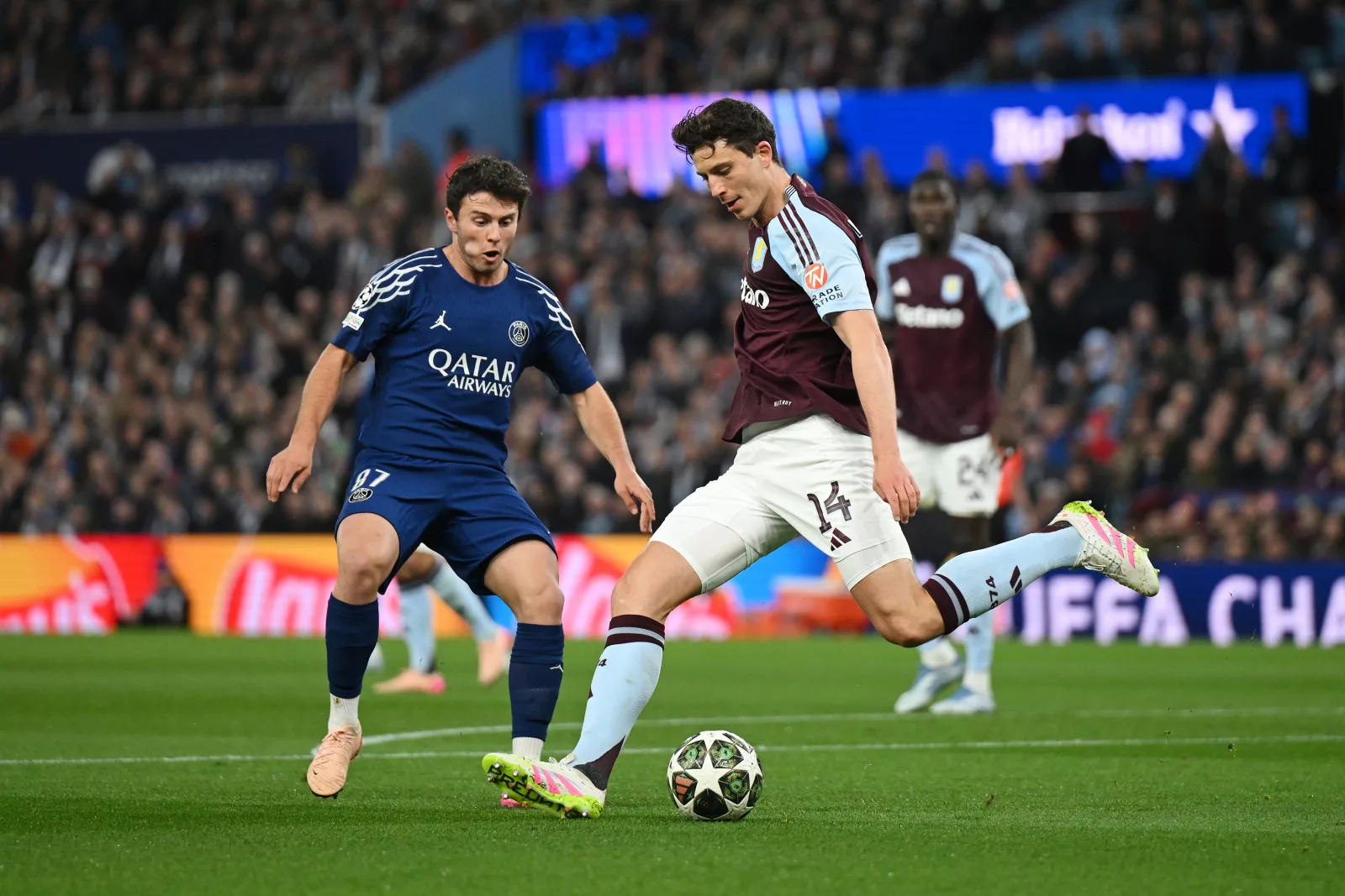 Aston Villa 3-2 Paris Saint-Germain [4-5 agg]: PSG survive Villa ...