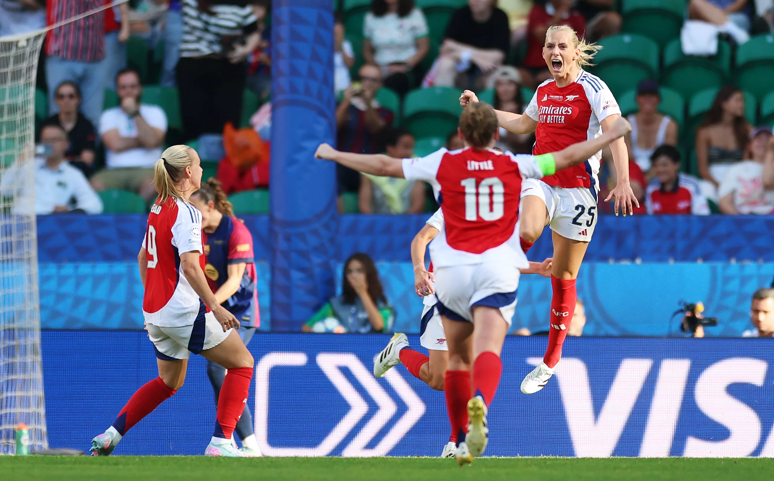 Arsenal 1-0 Barcelona: Blackstenius bags the winner as Arsenal claim first Women's Champions ...