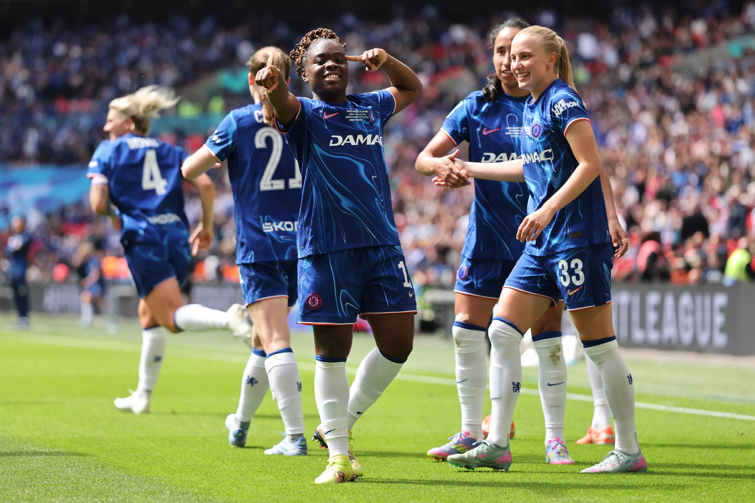 Chelsea player ratings as Bompastor's Blues seal domestic treble with ...